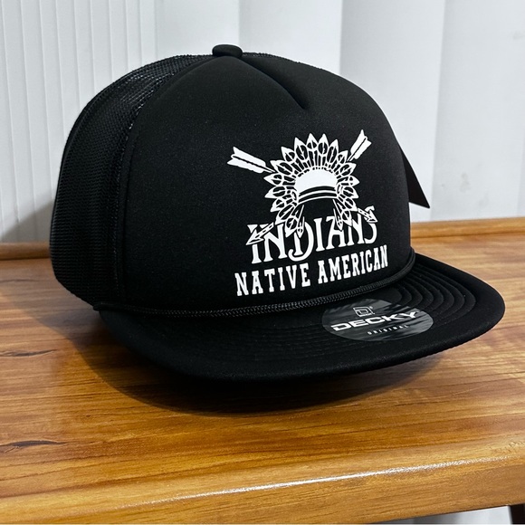 decky | Accessories | Native American Snapback Hat Custom Trucker Style ...